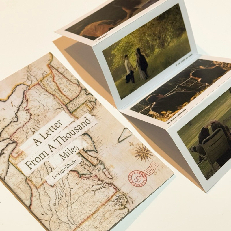 Jual [PO 4-5 DAYS] A Letter From A Thousand Miles | LDR / Couple Gift ...