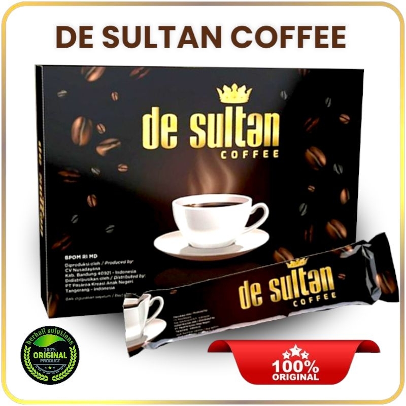 Jual KOPI DE SULTAN COFFEE 1 BOX ISI 10 SACHET ORIGINAL KOPI KESEHATAN ...