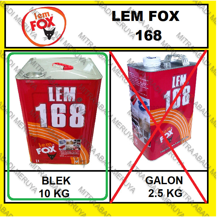 Jual Lem Kuning FOX 168 Blek 10 kg Lem HPL Lem 168 Lem Triplek | Shopee ...