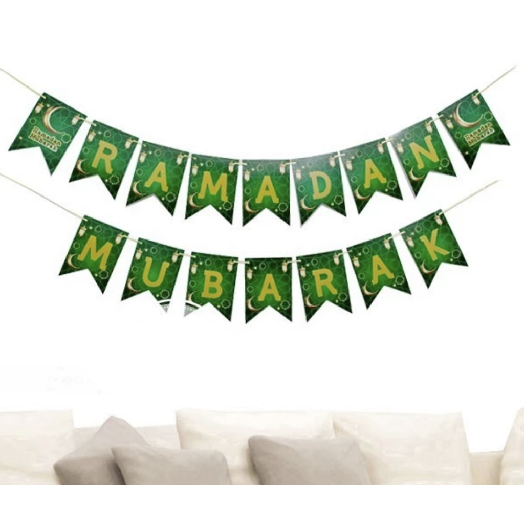 Jual banner ramadhan ramadan mubarak banner selamat hari puasa banner ...