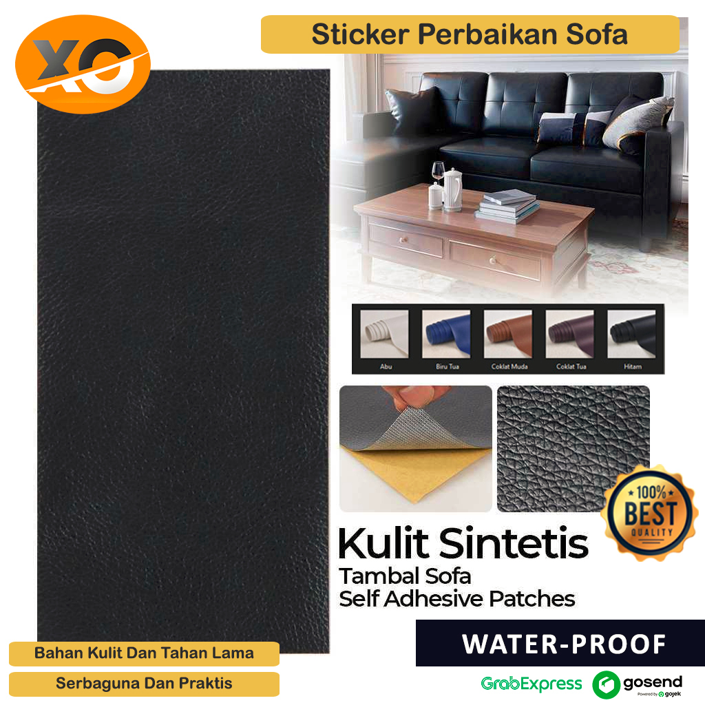 Jual Sticker Perbaikan Sofa Penambal Jok Motor Kulit Sintetis ...
