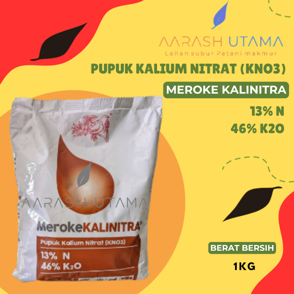 Jual PUPUK TANAMAN MEROKE KALINITRA 1KG KALIUM NITRAT (KNO3) | Shopee ...