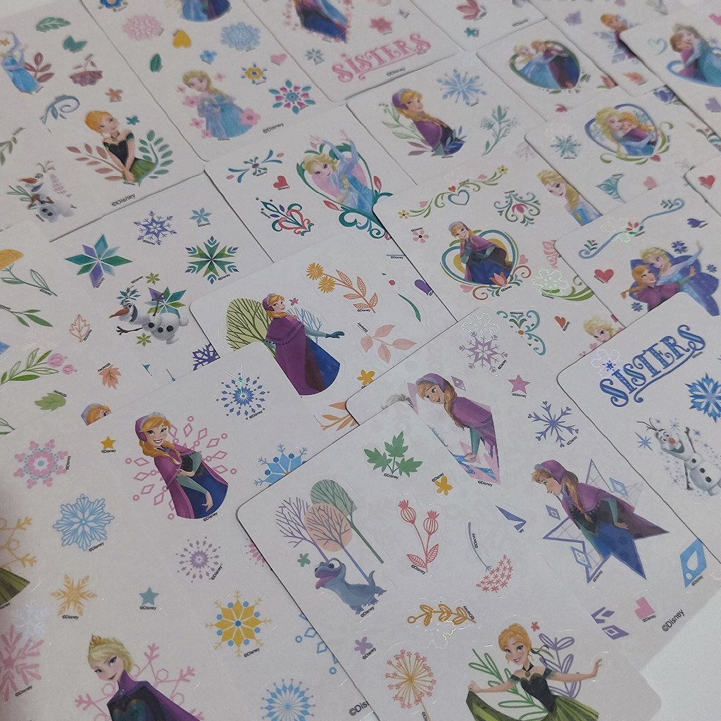 Jual kartu sticker anak anak card fun disney frozen bermotif ...