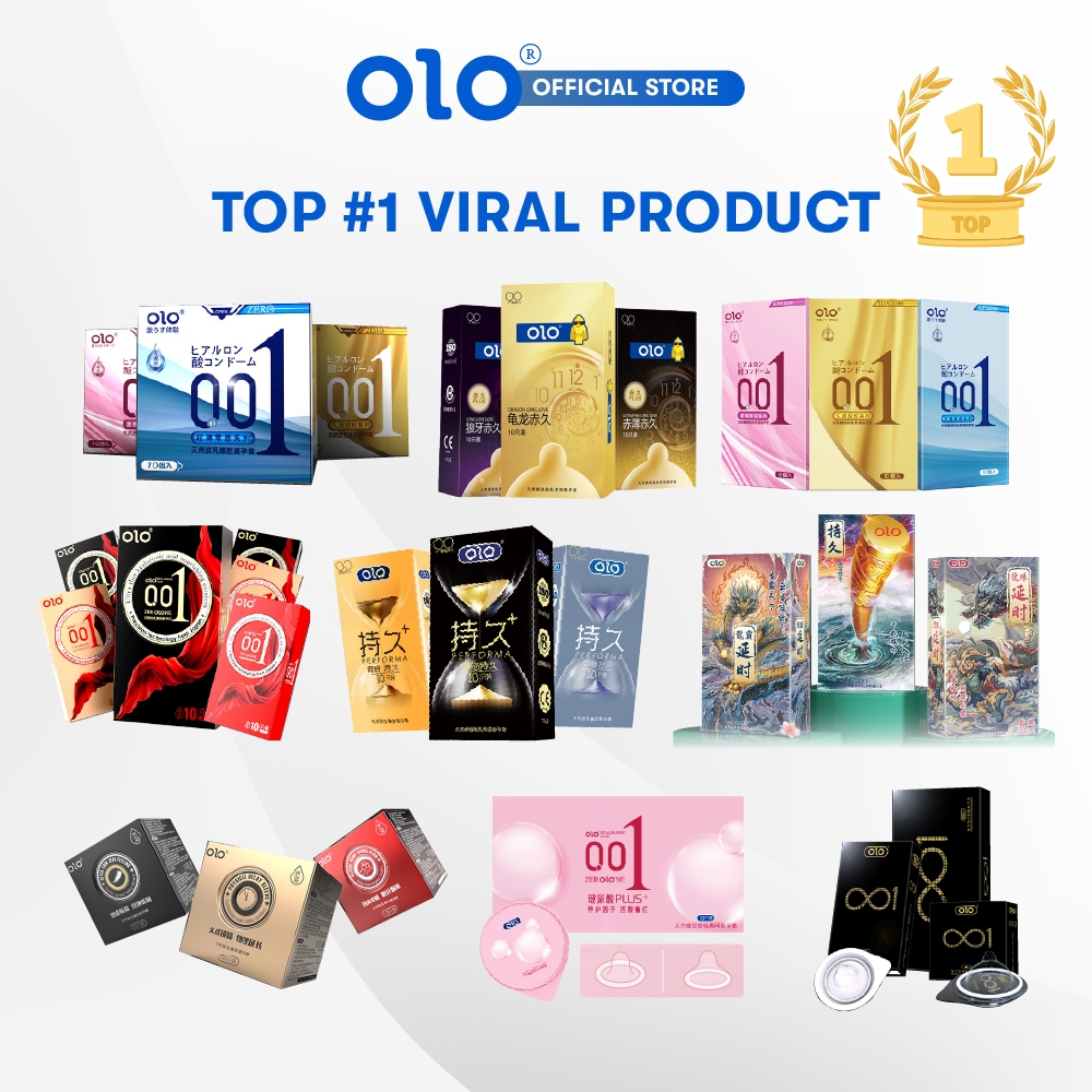 Jual Kondom OLO Best Seller Ter Viral Isi 10 Pcs Sangat Super Tipis Tahan Lama Nyaman Premiun ...