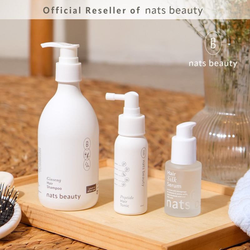 Jual Nats beauty haircare bundle ( shampoo, serum, hair tonic) | Shopee ...