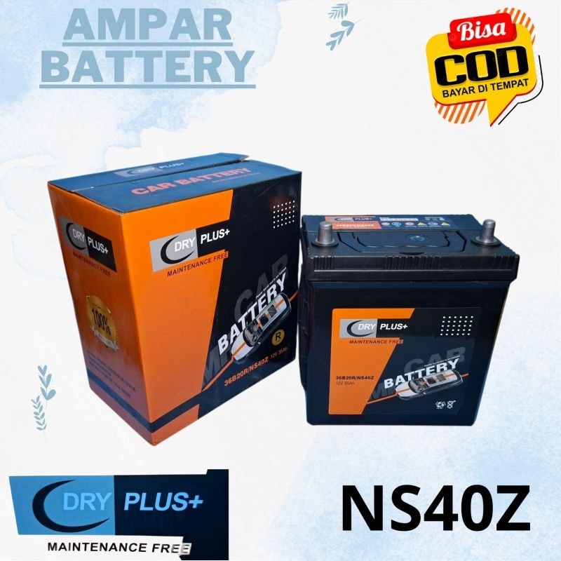 Jual Aki Mobil Avanza Xenia Terios Rush Grand max cerry DRYPLUS NS40Z MF ACCU KERING | Shopee ...