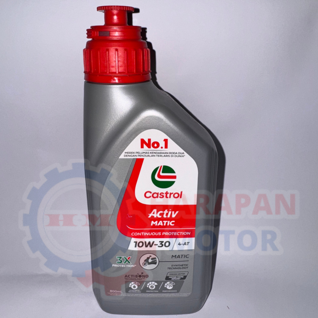 Jual Harapan Motor - Oli Castrol Activ Matic 10w-30 800ml | Shopee ...