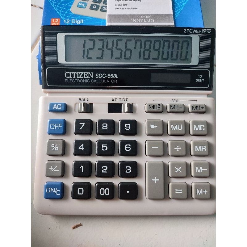 Jual Kalkulator SDC 868L 868 L SDC original kalkulator 12 digit siap ...