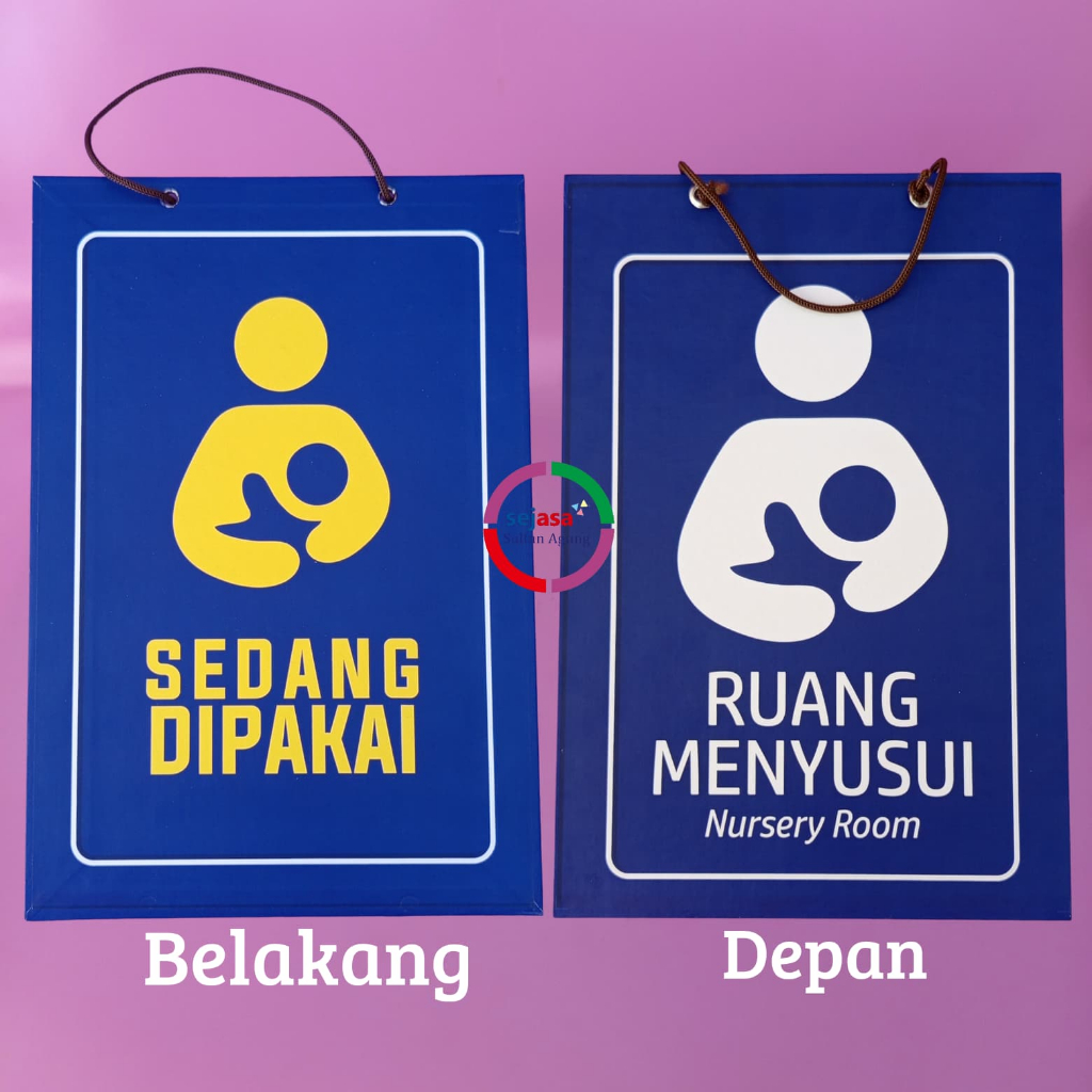 Jual Poster Gantung | Hard Poster Ruang Menyusui | Papan Nama Ruang ...