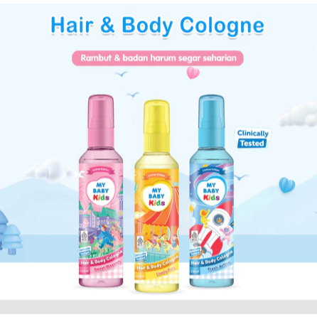 Jual My baby kids hair and body cologne 100ml - parfum rambut dan badan ...