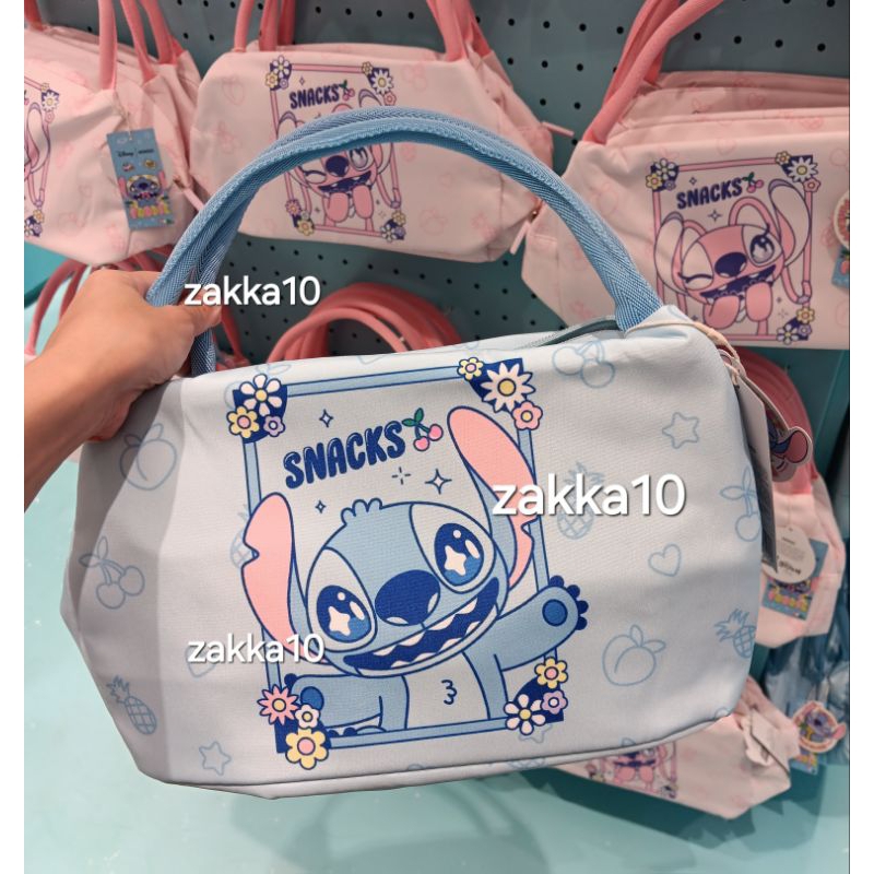 Jual Miniso Disney Tas Bekal Makan Siang Stitch & Angel Lunch Bag ...