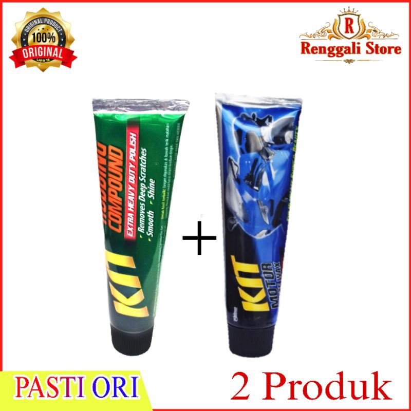 Jual Paket compound+kit Wax Metalik/Dapat 2 produk /paket kit Kompon ...
