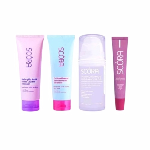 Jual SCORA SERIES - MOISTURIZER SCORA- FACIAL WASH SCORA - SCORA 5% ...
