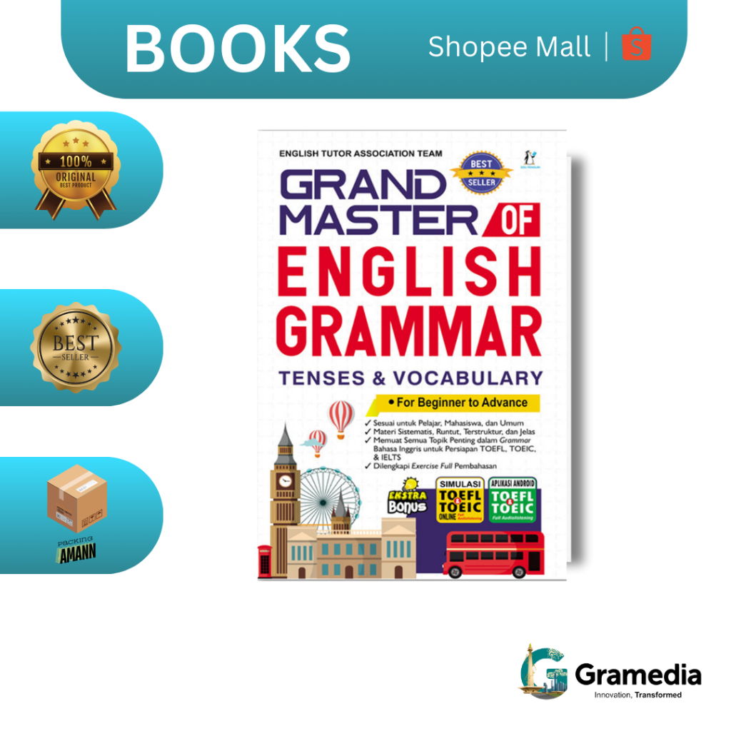 Jual Gramedia MKG - Buku Grand Master Of English Grammar Tenses ...