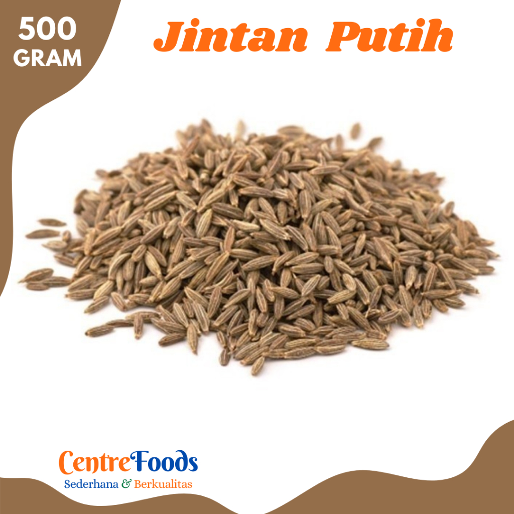 Jual JINTEN Putih - Biji Jintan Organik | 500gr [ Harga Per 0,5 Kg ] | Shopee Indonesia