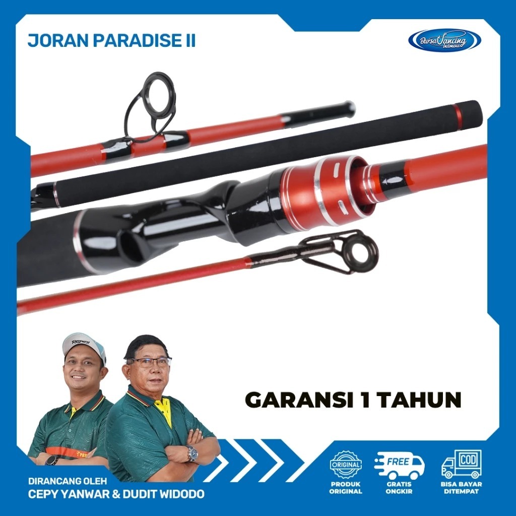 Jual Paradise Joran Pancing Paradise II Full EVA Fiber Solid 150cm 165cm 180cm 210cm Garansi 1 ...