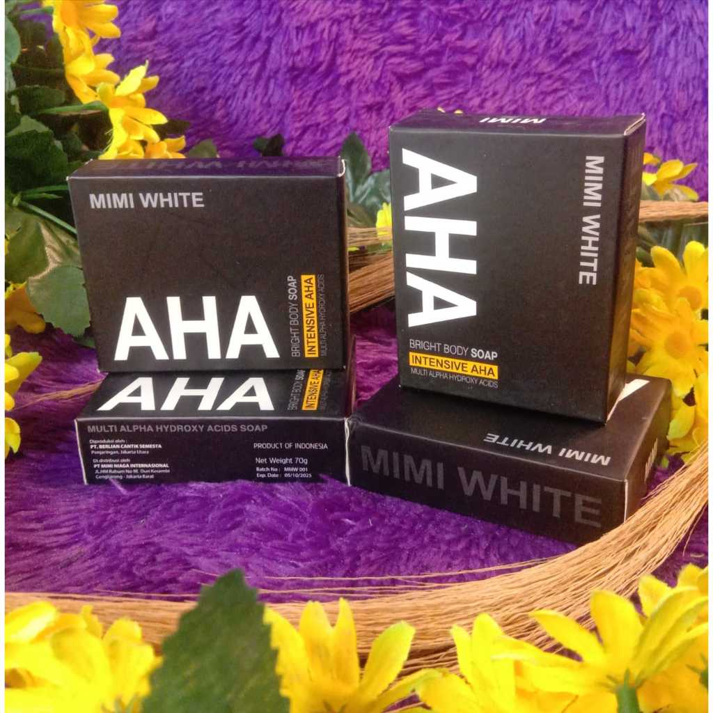 Jual AHA MIMI BRIGHT BODY SOAP BPOM | Shopee Indonesia