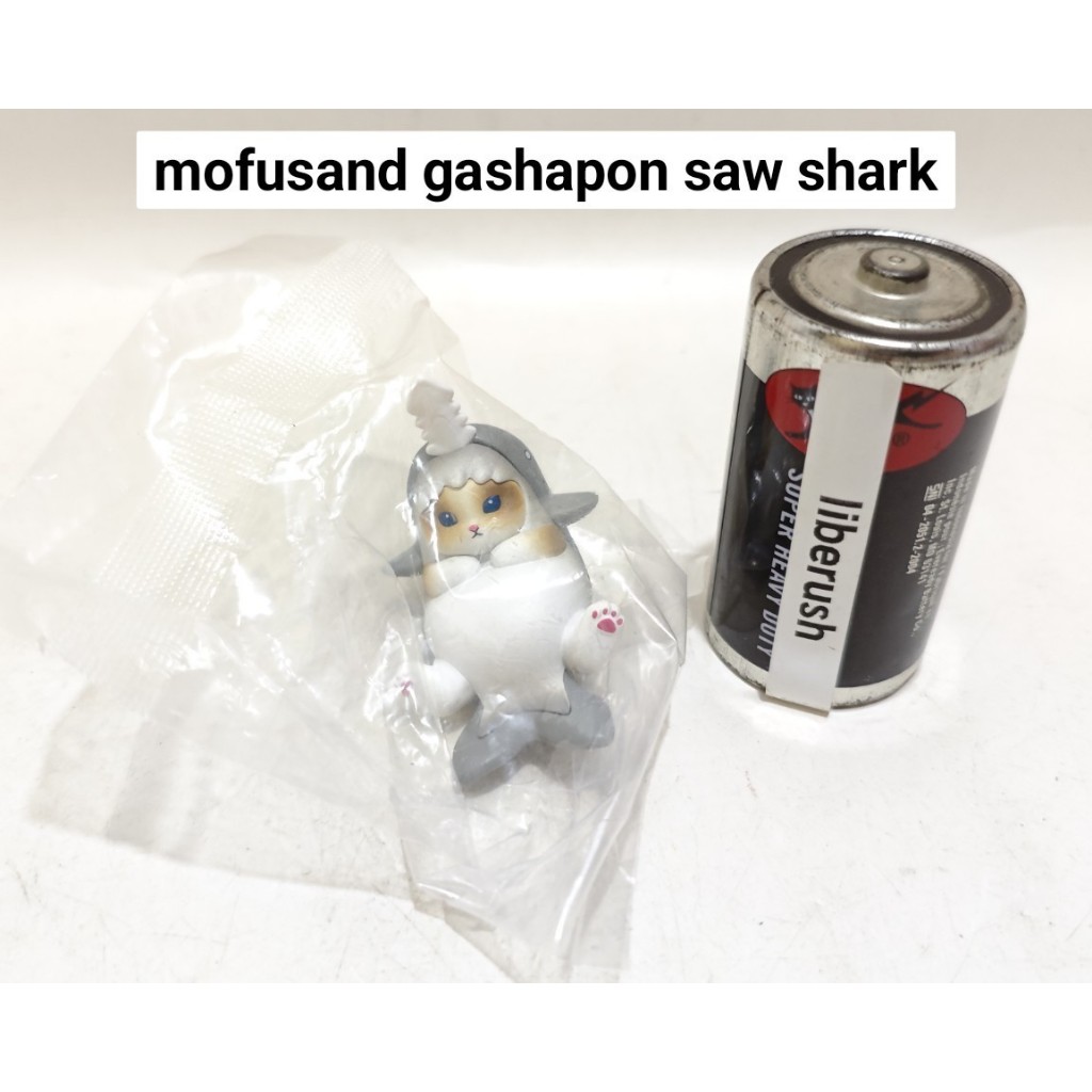 Jual mofusand gashapon saw shark cat blind box figure popmart | Shopee ...