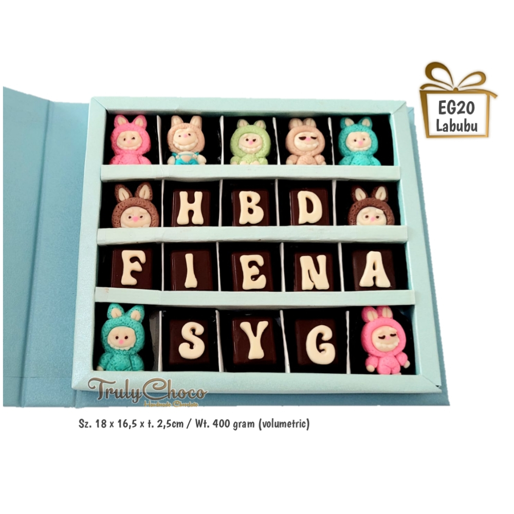 Jual coklat kado tema labubu untuk kado ulang tahun anak, pacar cewek ...