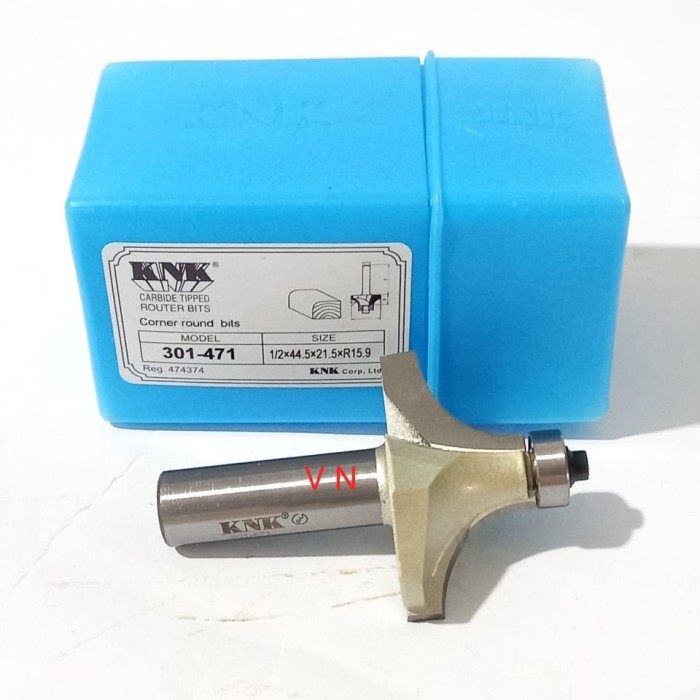 Jual Mata Profil/Router bit/Round over bit 16 mm (301-471) As 1/2 Inch ...
