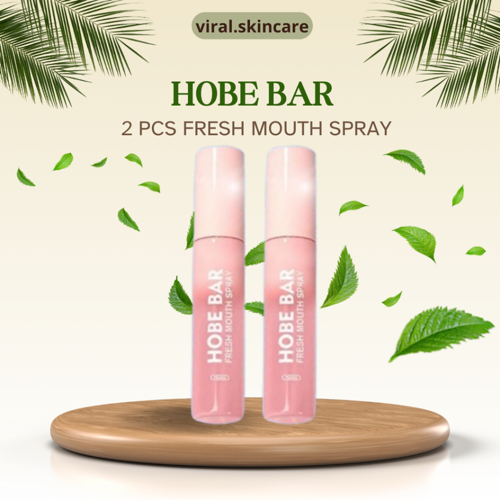 Jual Hobe Bar Fresh Mouth Spray Bundling 2pcs Probiotic Oral Spray ...