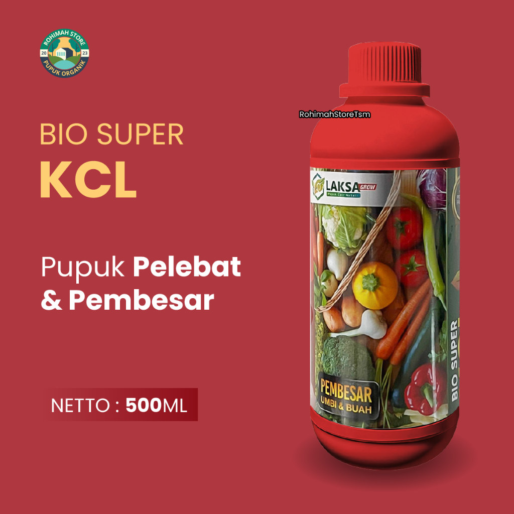 Jual Pupuk BIO SUPER KCL 500ML Pupuk Pelebat Dan Penyubur Tanaman ...
