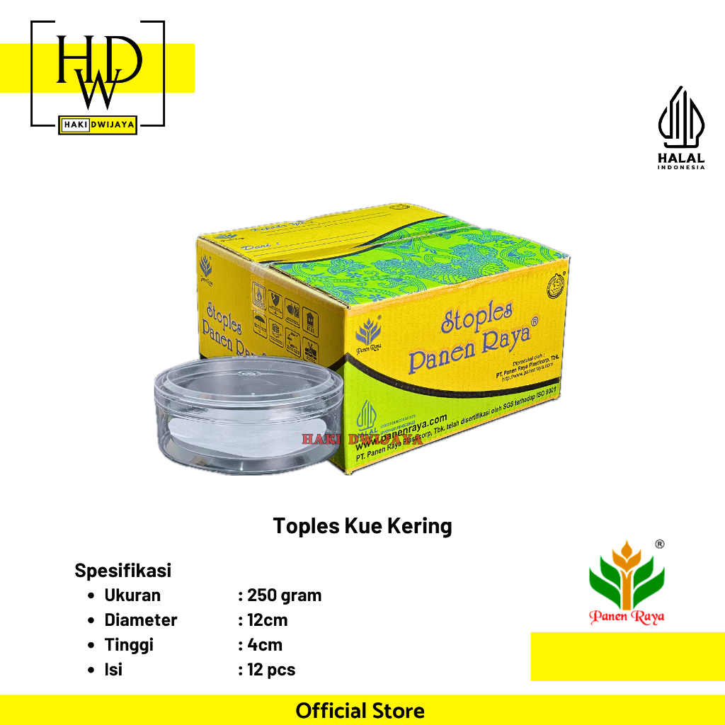 Jual [250 Gram] Stoples Panen Raya SPR 255 / Toples Kue Kering Isi ...