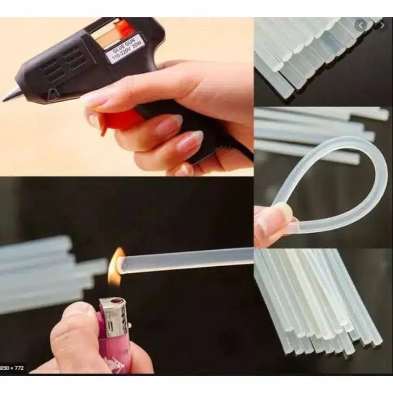 Jual Lem Tembak Besar Kecil/Lem Bakar/Glue Stick Kecil Besar | Shopee ...