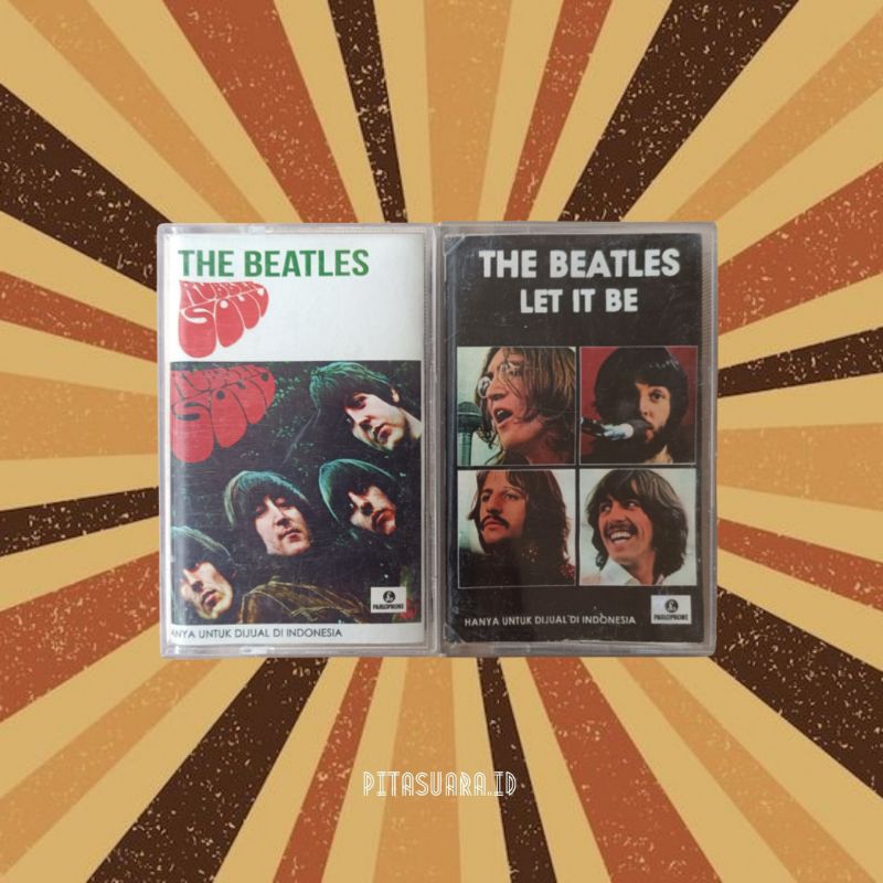 Jual Cassette the Beatles Rubber soul & let it be Kaset pita 2 album the Beatles | Shopee Indonesia