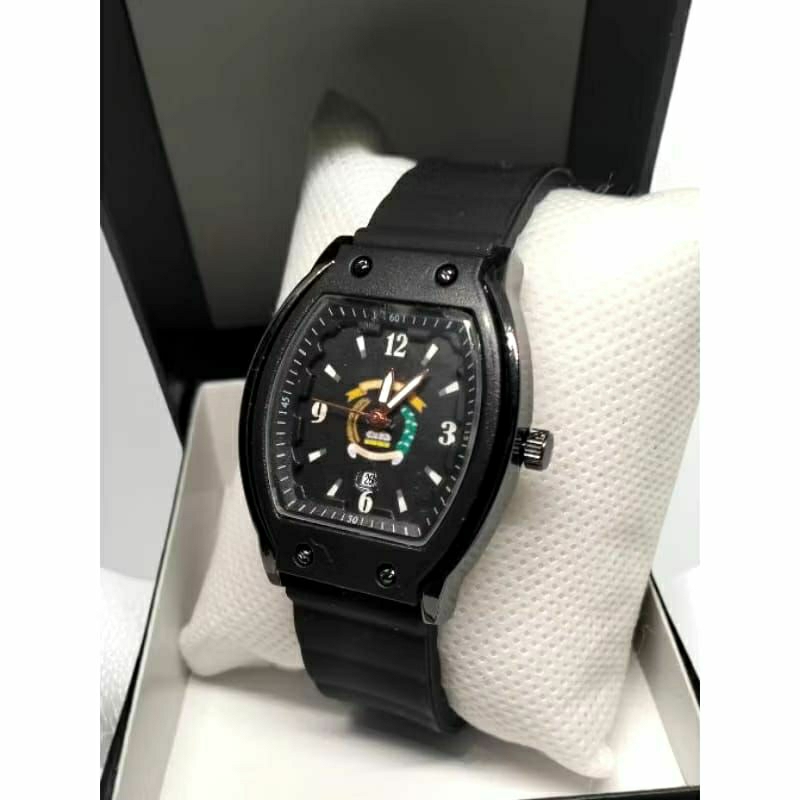Jual jam tangan oval full black | Shopee Indonesia