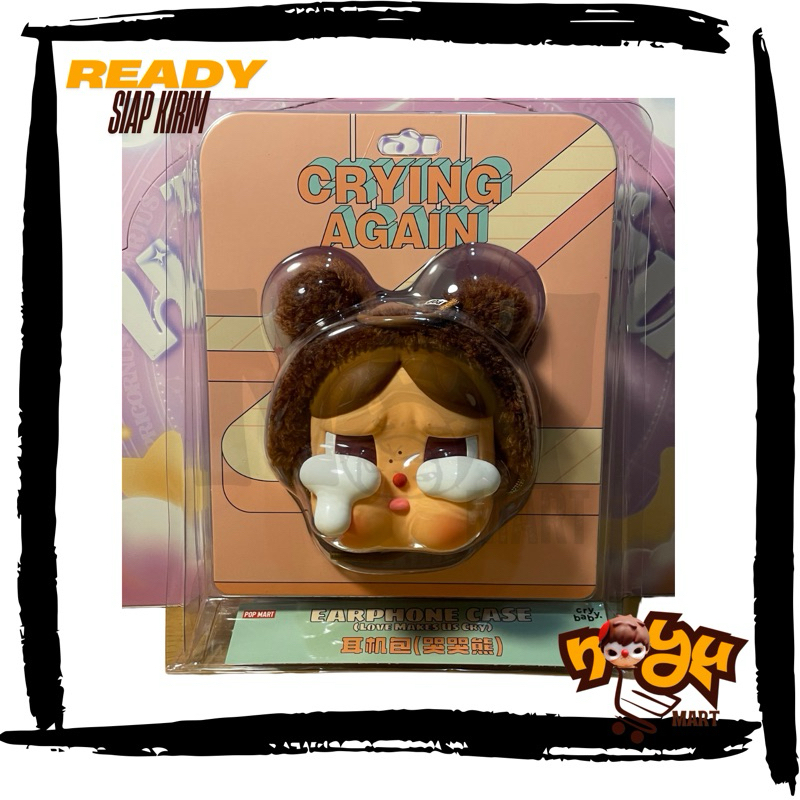 Jual POPMART ORIGINAL EARPHONE BAG TWINKLE LABUBU CRYING AGAIN SAD CLUB ...