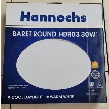 Jual Hannochs Lampu Downlight LED Baret Round HBR03 30 Watt Cahaya ...
