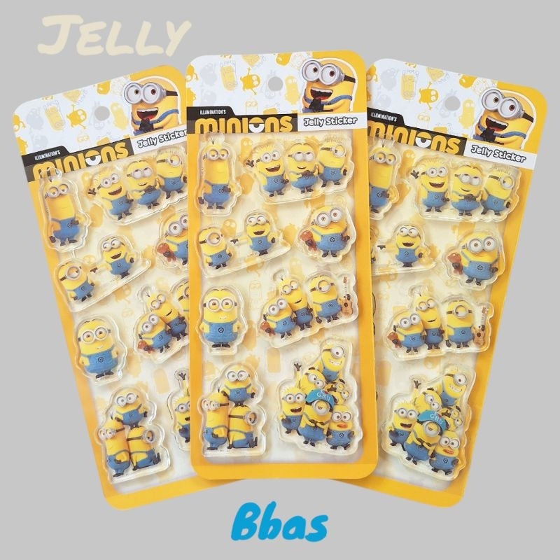 Jual Minions Jelly Stickers Adinata / Sticker / Label / Stiker | Shopee ...