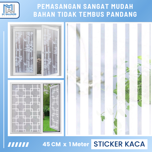Jual Stiker Kaca Sticker Kaca Sandblast Buram Es Sticker Variasi ...