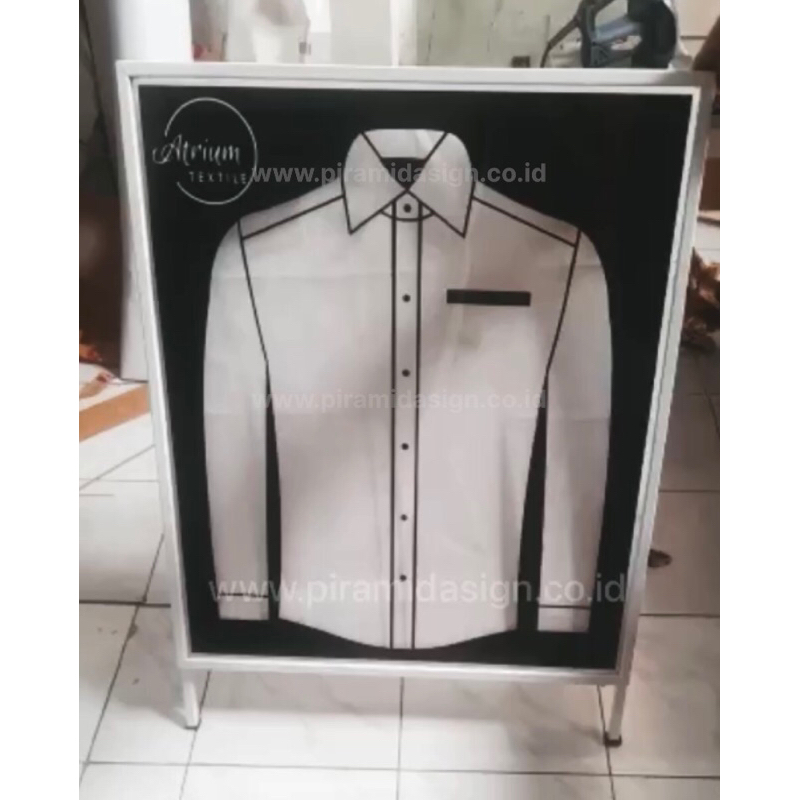 Jual Pigura Frame baju batik kemeja tekstil linen jahit kain lis ...