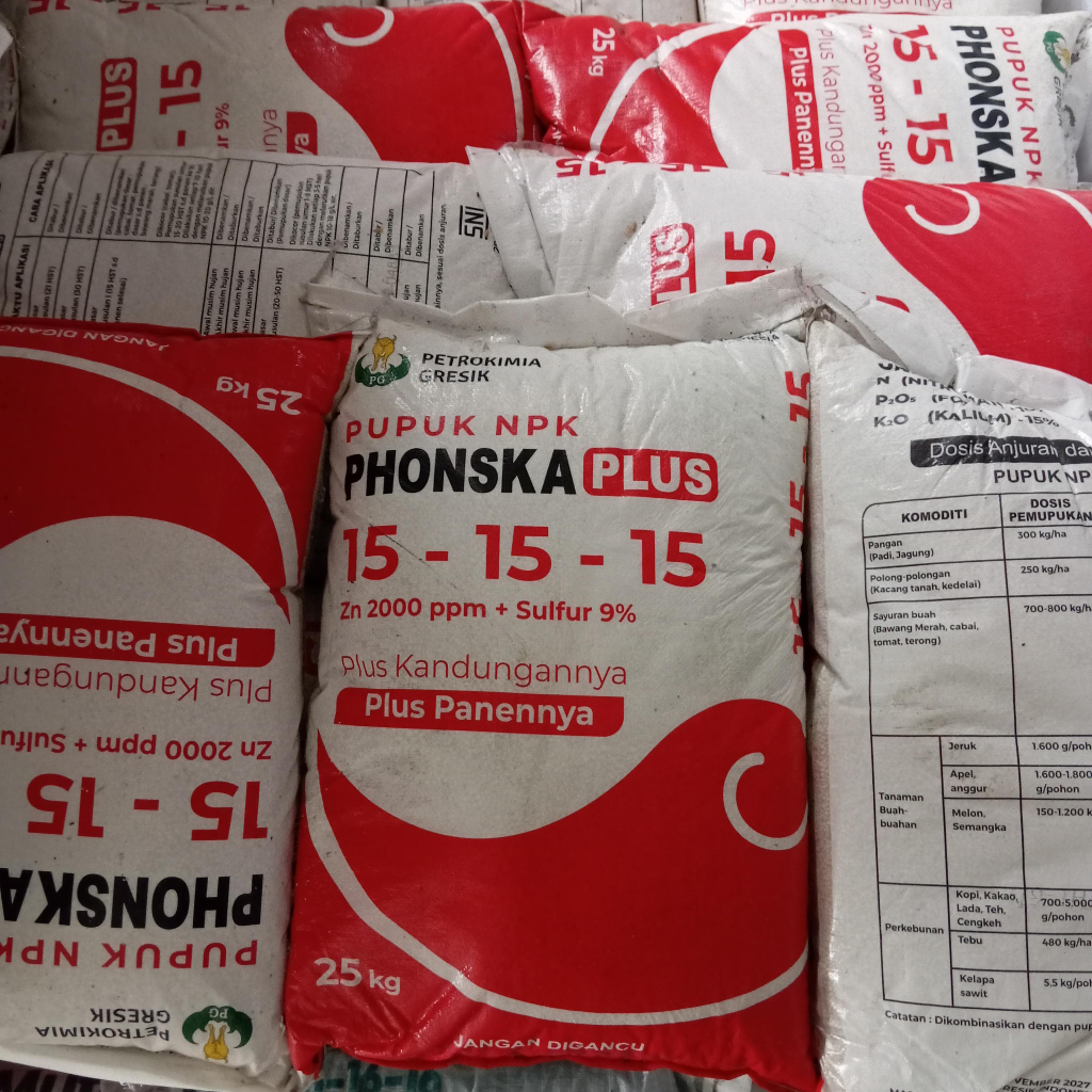 Jual Pupuk Npk Phonska Plus 15-15-15 1 KG ( Kemasan Repack ) | Shopee ...
