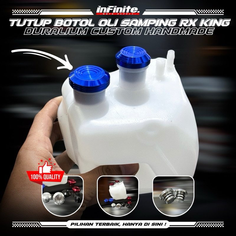 Jual TUTUP TABUNG BOTOL OLI SAMPING PNP RX KING RX SPECIAL RXK YT115 BAHAN DURALIUM T-6061 ...