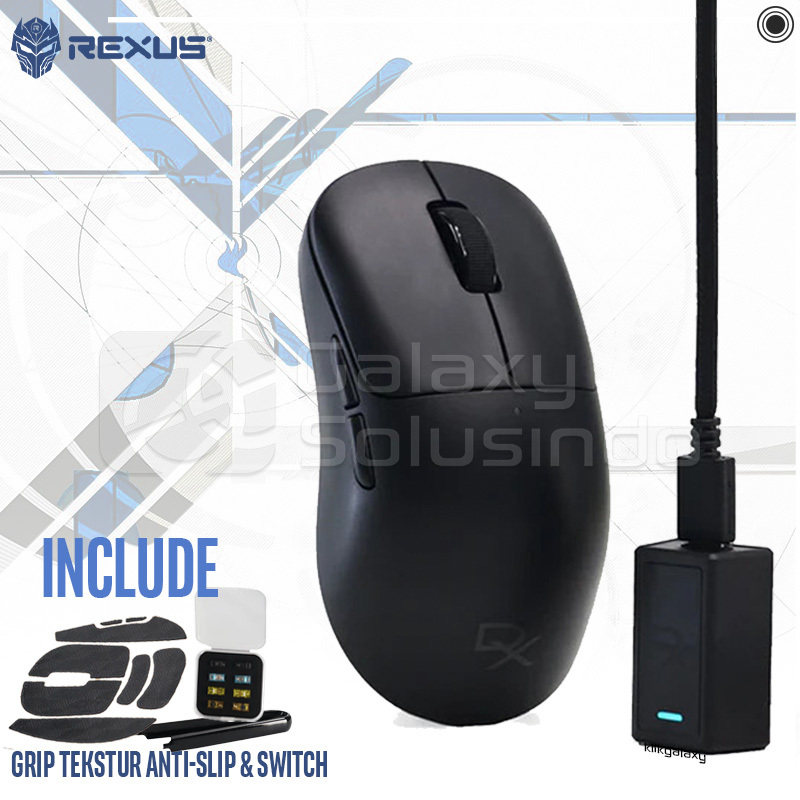 Jual REXUS DAXA AIR V DX V9 Triple Connection Gaming Mouse | Shopee ...