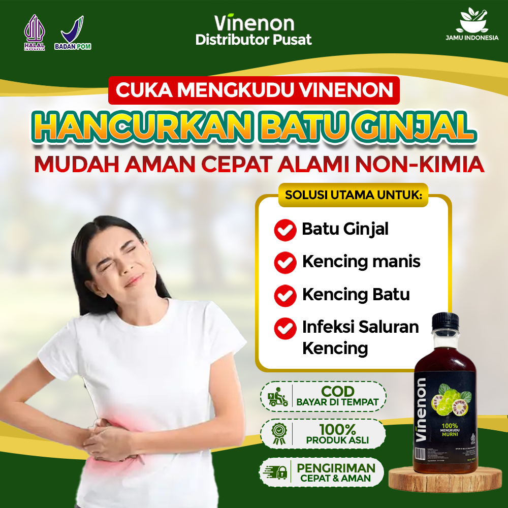 Jual 7 HARI SOLUSI KENCING MANIS Vinenon Original Cuka Mengkudu Murni ...