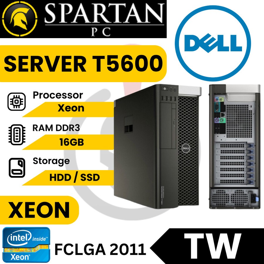 Jual PC DELL Precision T5600 Intel Xeon CPU Server Workstation | Shopee Indonesia