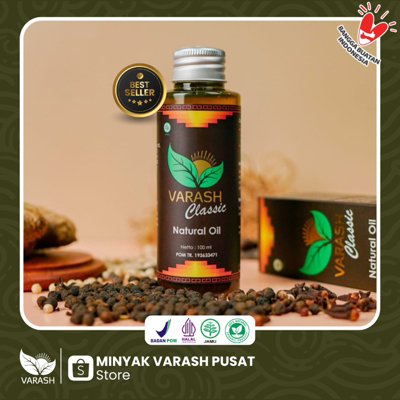 Jual Minyak Varash Classic 100ml (Free Fliptop) | Shopee Indonesia