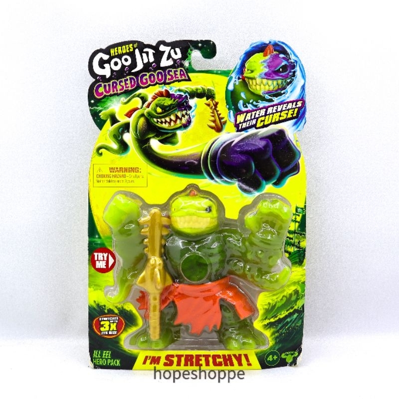 Jual Heroes of Goo Jit Zu Cursed Goo Sea Ill Eel Hero Pack Action ...