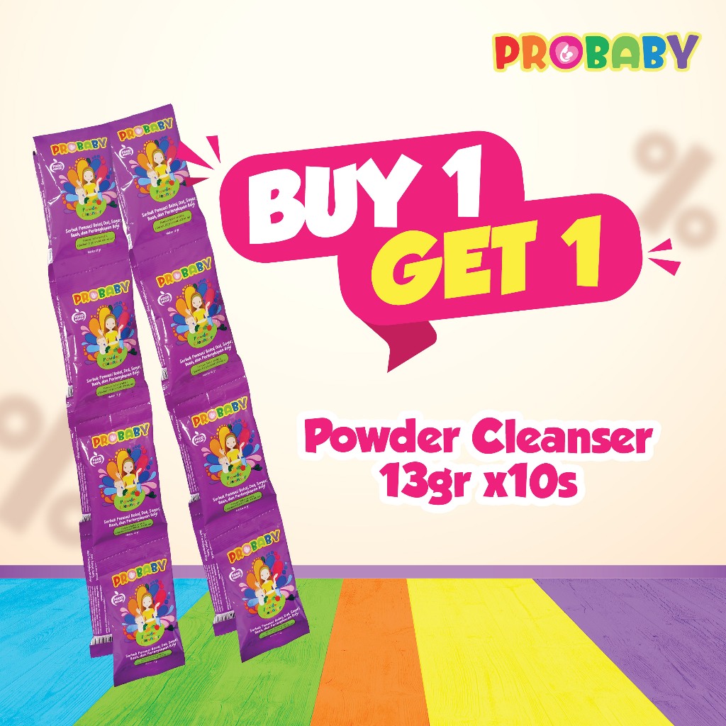 Jual PROBABY PROBABY POWDER CLEANSER SACHET ( @13GR x 10'S ) | Shopee ...