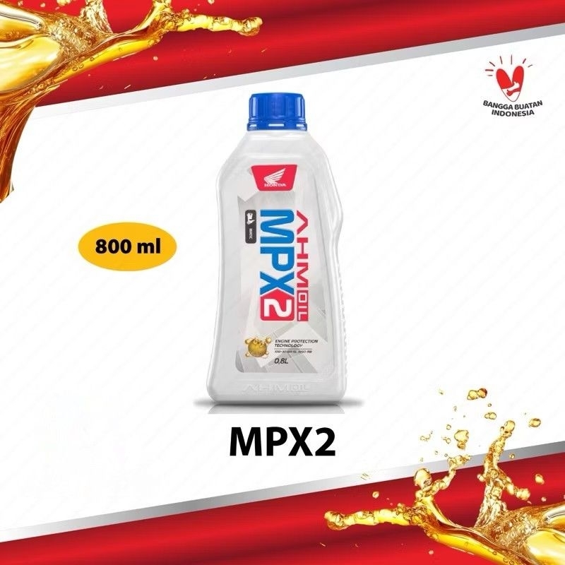 Jual AHM Oil MPX 2 Matic 0.8L AHM Oli MPX 2 800ml | Shopee Indonesia