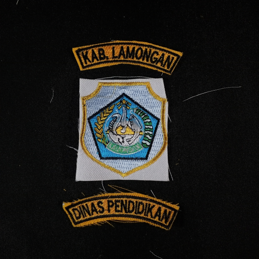Jual Badge Emblem Bordir Logo Atribut PDH Seragam Dinas Pendidikan ...