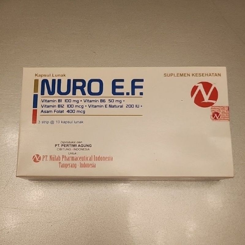 Jual nuro e.f. box isi 30kapsul simex multivitamin nuro ef | Shopee Indonesia