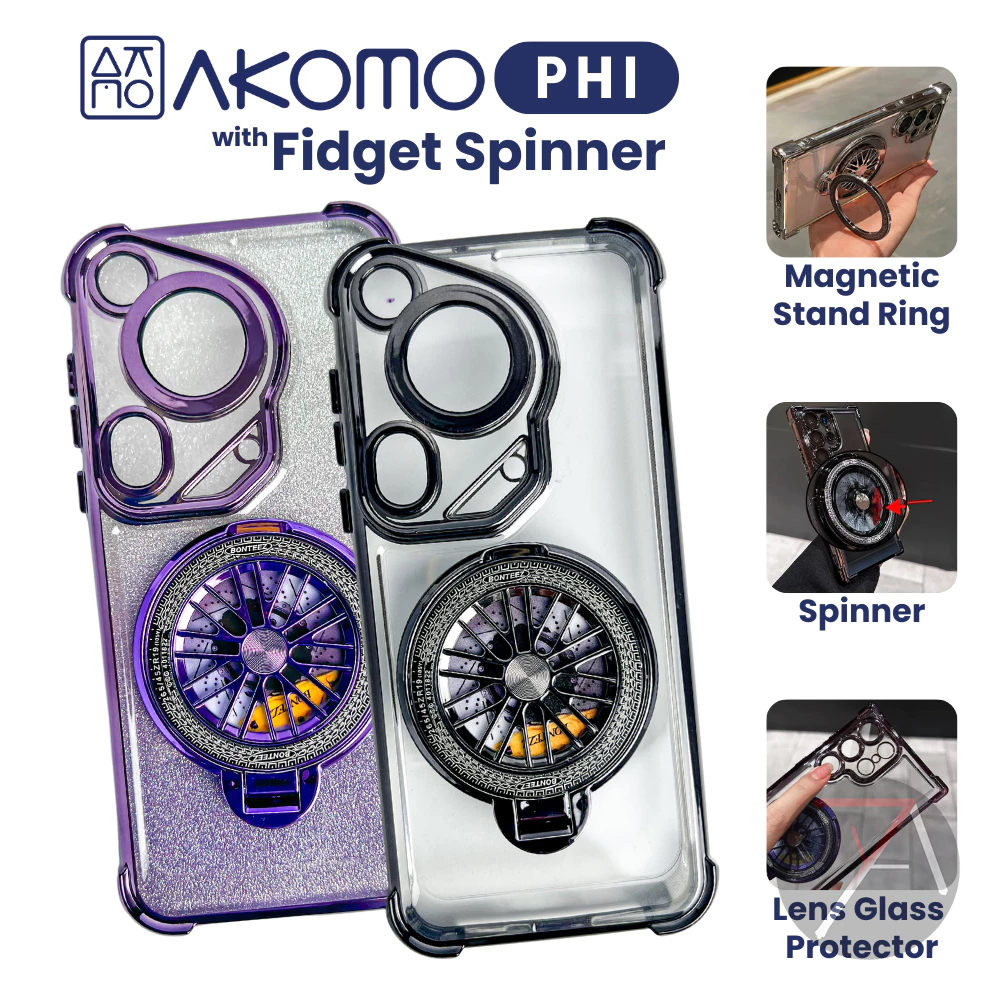 Jual AKOMO PHI Soft Case For Huawei Pura 70 Ultra Rotating Fidget ...