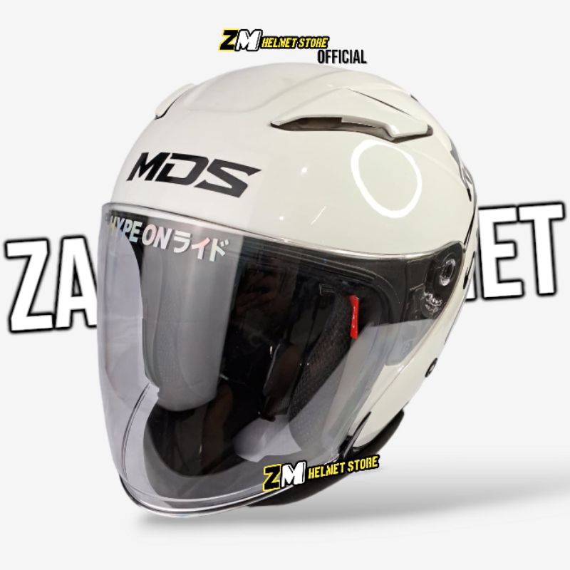 Jual Helm MDS Voltus Solid Support Intercome Half Face SNI ORIGINAL 100 ...