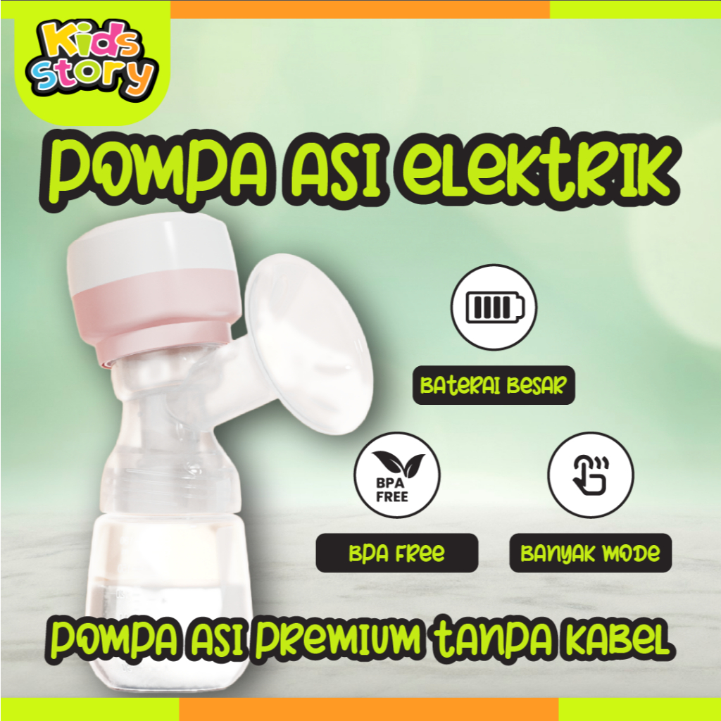 Jual POMPA ASI PORTABLE ELEKTRIK BreastPump Electric Single Otomatis ...