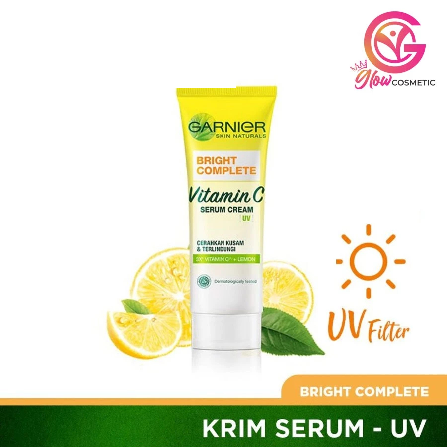 Jual GARNIER BRIGHT COMPLETE VITAMIN C SERUM CREAM SPF 36 & UV | Shopee Indonesia